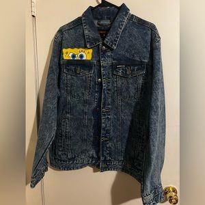Members Only | Jackets & Coats | Members Only Sponge Bob Jean Jacket ...
